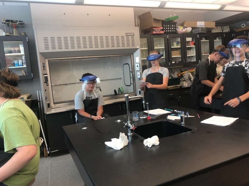 Jr. High Experimenting in Science | Berthold Public School